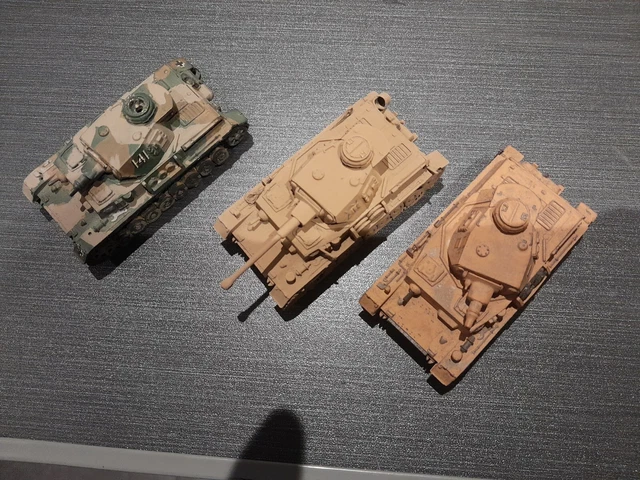 AIRFIX 1/72 WW2 German Panzer 1v Tanks X 3 Job Lot Painted £9.00 ...