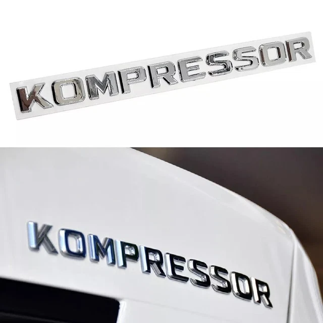 LOGO EMBLEME POUR Mercedes-Benz Kompressor badge de Coffre Arrière ...
