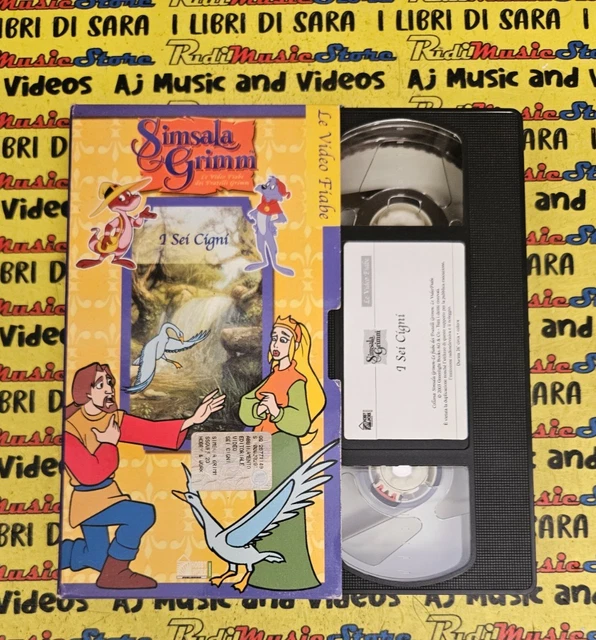 VHS CARTONATA I SEI CIGNI simsala grimm le video fiabe 2003 HOBBY ...