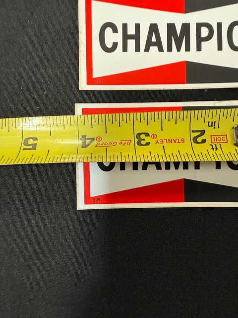NOS VTG LOT 6 Original 60s-70s Champion 4"x2" Spark Plug Automotive ...