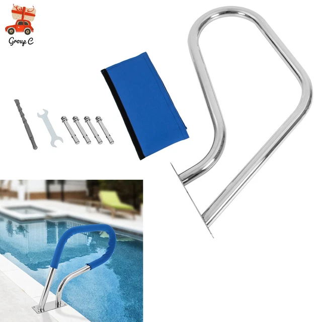 304 STAINLESS STEEL Swimming Pool Hand Rail Stainless Ladder Handrail ...