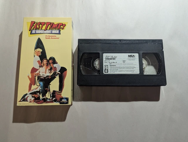 FAST TIMES AT Ridgemont High VHS Video Sean Penn Jennifer Jason Leigh £ ...