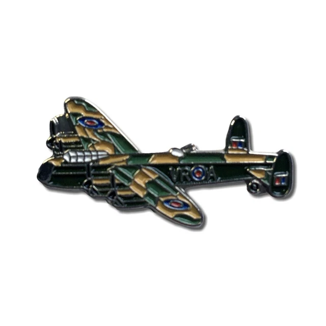 WWII LANCASTER BOMBER Plane Metal Enamel Pin Badge EUR 5,56 - PicClick FR