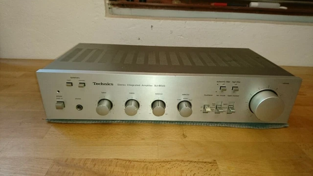 TECHNICS SU-8022 SILBER Amplificateur Amplifire Poweramp Stereo Hifi ...