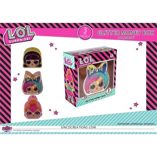 LOL SURPRISE GLITTER money box series 3 Styles £7.95 - PicClick UK