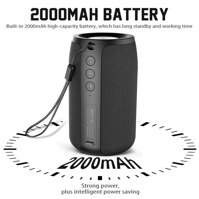 2000MAH ULTRA LOUD Bluetooth Speaker Wireless TF SD Card Portable Audio ...