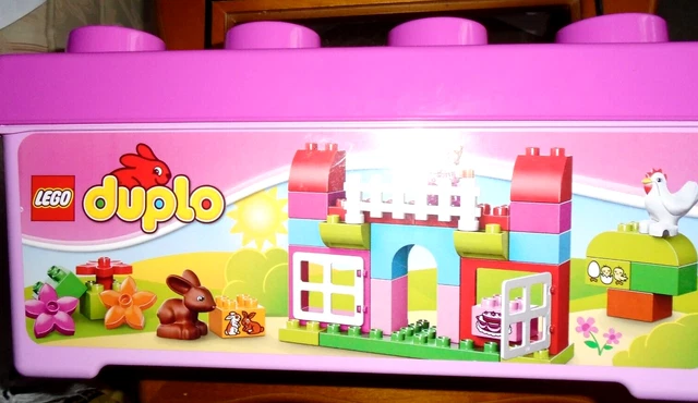 LEGO DUPLO: ALL-IN-ONE-PINK-BOX-OF-FUN 10571 complete with ideas ...