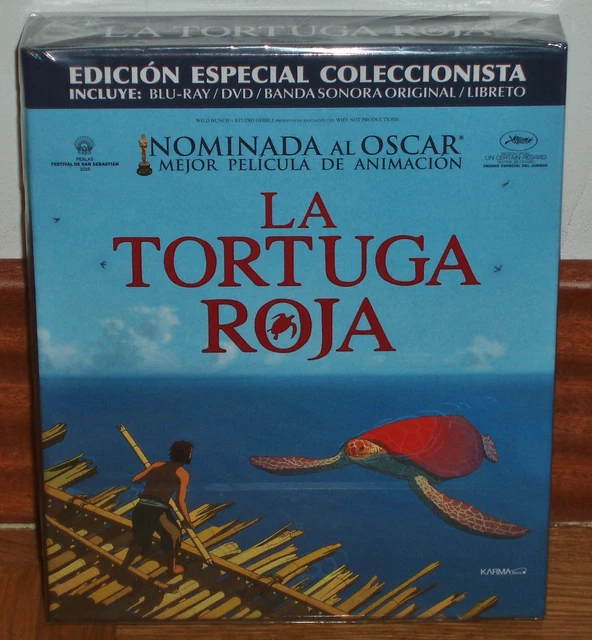 THE RED TURTLE Collector's Digipack Blu-Ray + DVD + CD + Book New ...