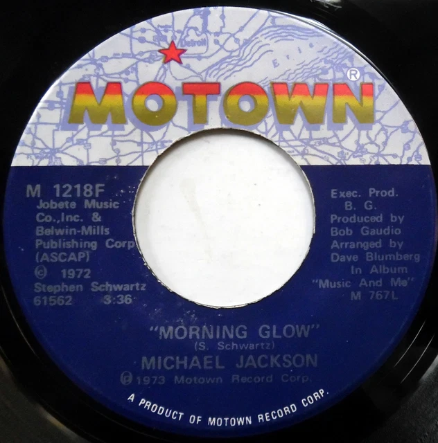 MICHAEL JACKSON 45 con Un Child's Cuore/Morning Glow Motown Etichetta ...