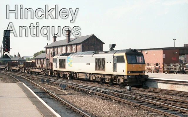 35MM NEGATIVE BR British Rail Diesel Loco Class 60 60049 at Derby ...