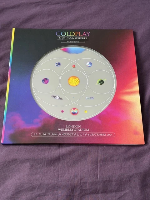 COLDPLAY OFFICIAL TOUR Program 2025 £1.13 - PicClick UK