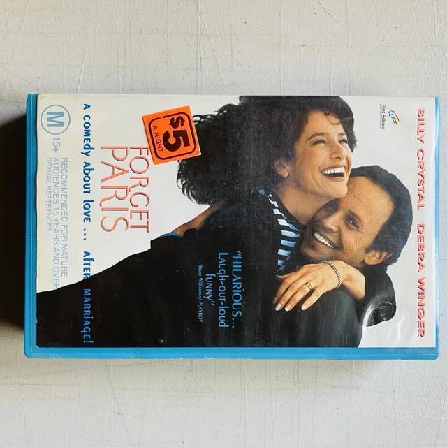 FORGET PARIS VHS Tape 1998 Billy Crystal Debra Winger Romantic Comedy ...