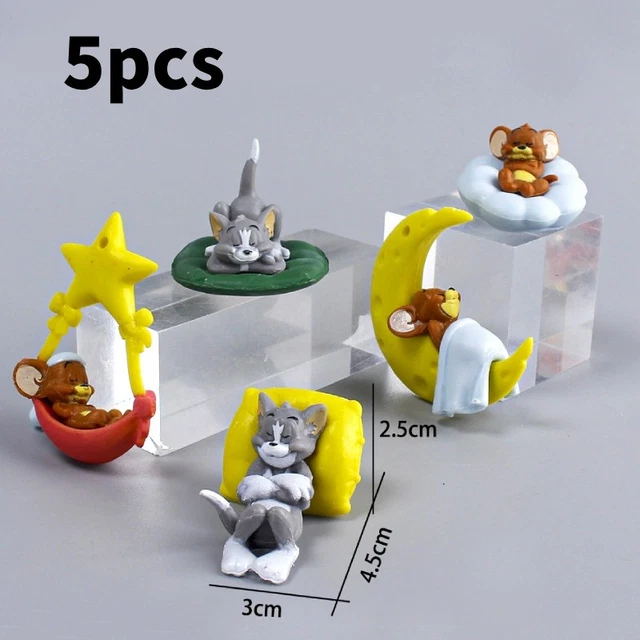 PVC TOM AND Jerry Car Ornament With Sleepy Cat Mouse Design For Kids ...