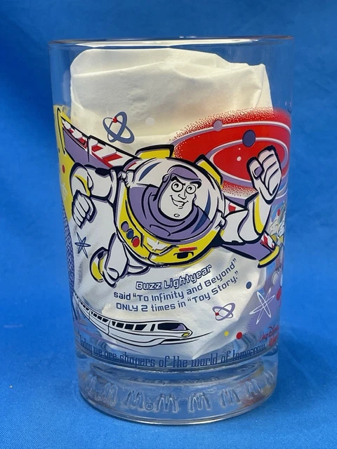 MCDONALDS WALT DISNEY 100 Years of Magic EPCOT Glass - Buzz Lightyear ...