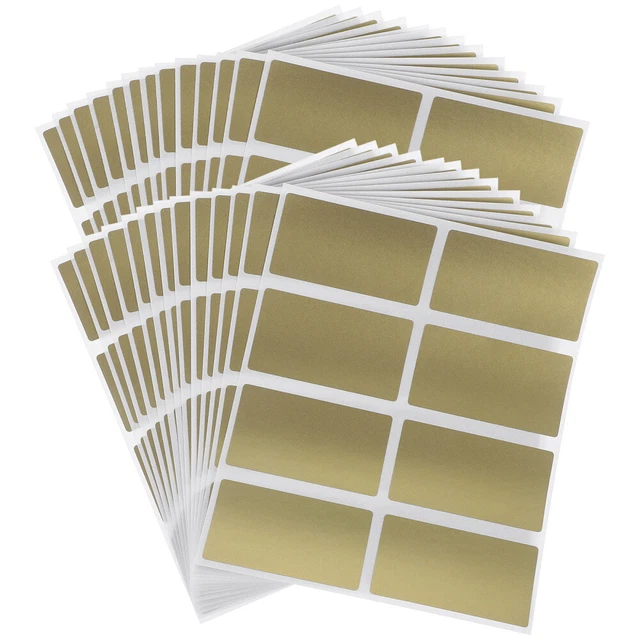 100 PCS PEEL and Stick Labels Greeting Card Tickets Sticker £5.65 ...