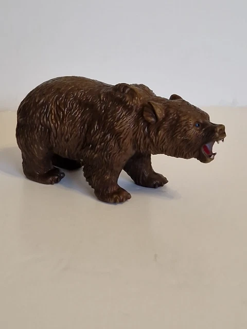 VINTAGE E.L.C AAA Brown Bear PVC Figure Animal Toy 5.5” £6.99 - PicClick UK