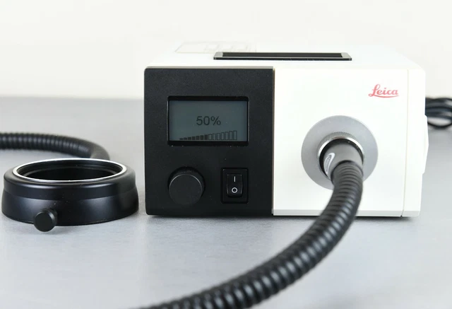 LEICA MICROSCOPE CLS 150 LED Light Source with Schott Ring Light for ...