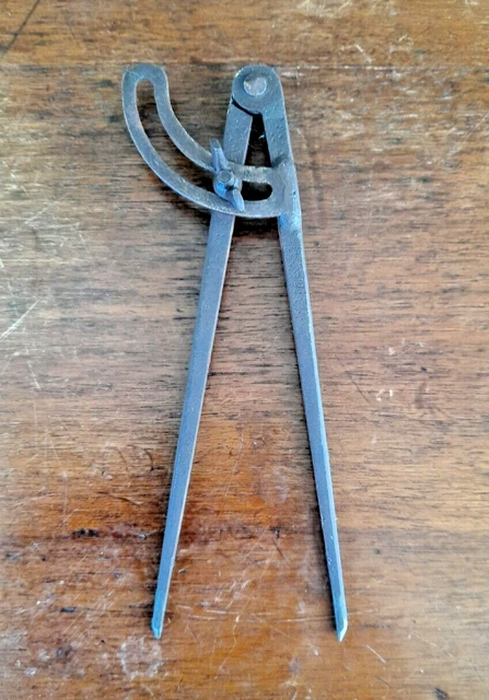 ANTICO CALIBRO COMPASSO in ferro EUR 29,00 - PicClick IT