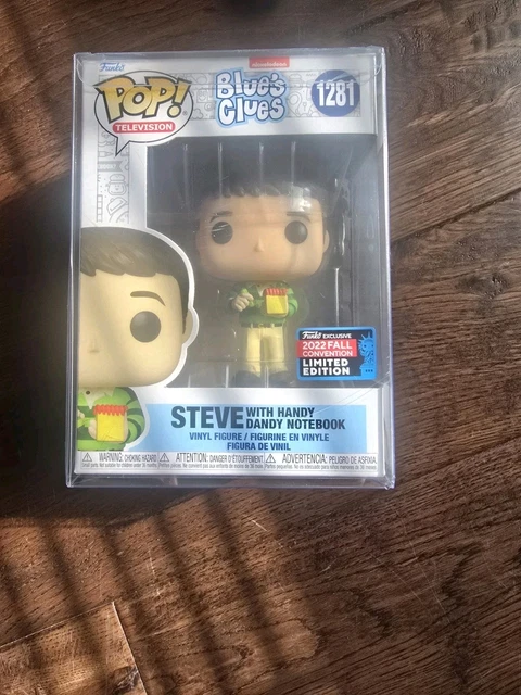 FUNKO POP TELEVISION Blues Clues Steve with handy dandy notebook #1281 ...