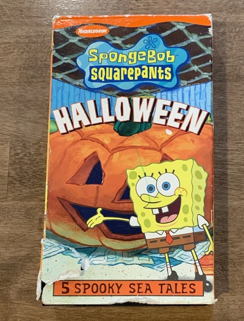 SPONGEBOB SQUAREPANTS HALLOWEEN VHS Cassette Tape 2002 Nickelodeon £7. ...