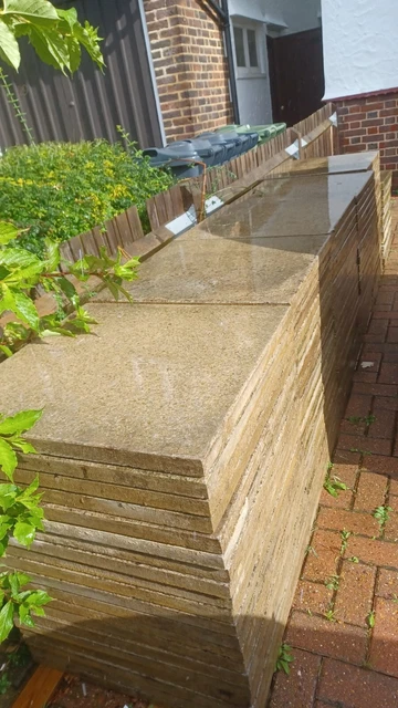 CONCRETE NATURAL PAVING Slabs 600 x 600 X 40 £600.00 - PicClick UK