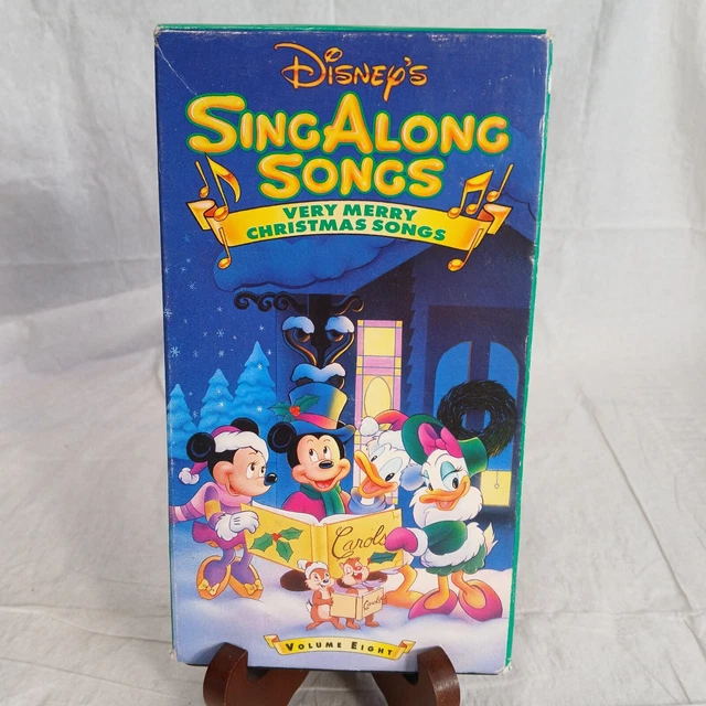 DISNEY’S SING ALONG Songs Very Merry Christmas Songs VHS £4.69 ...
