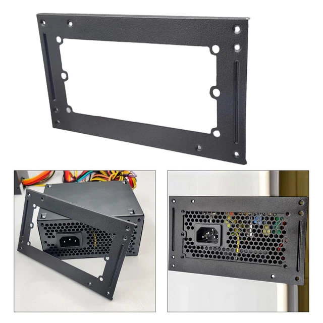 POWER SUPPLY ADAPTER Bracket Metal Power Supply Baffle for Computer PC ...