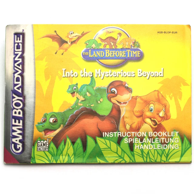 GAMEBOY ADVANCE LAND Before Time Into the Mysterious Beyond AGBBLOPEUR Spielanle EUR 4,99 ...