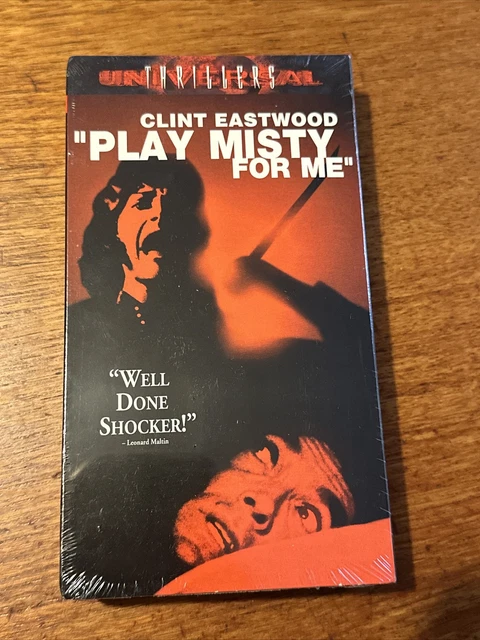 PLAY MISTY FOR Me (VHS, 1990) Sealed Clint Eastwood Jessica Walter ...