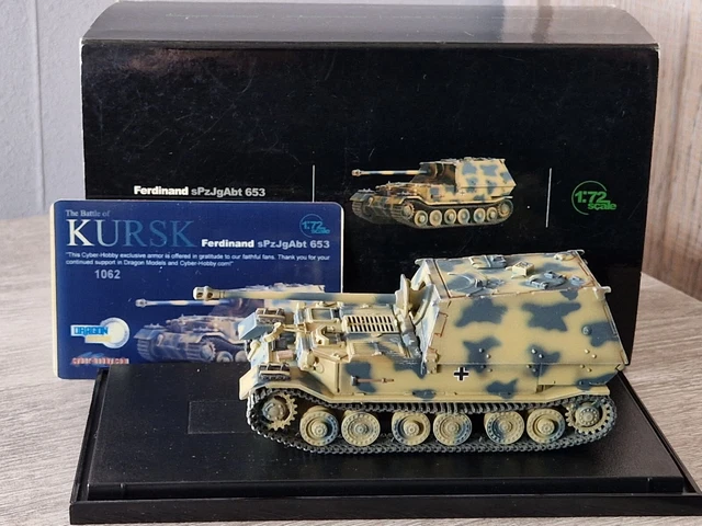 DRAGON ARMOR 60094 Ferdinand sPzJgAbt 653 Kursk tank char cyber-hobby ...