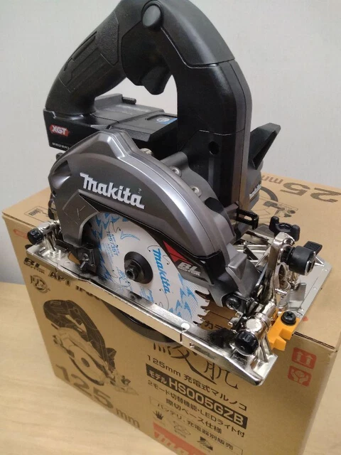 SIERRA CIRCULAR INALÁMBRICA sin escobillas Makita 40v HS005GZB 125 mm ...
