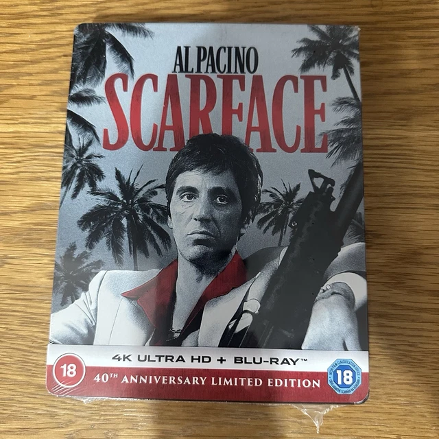 SCARFACE 40TH ANNIVERSARY Zavvi Exclusive 4K Ultra HD Steelbook £40.00 ...