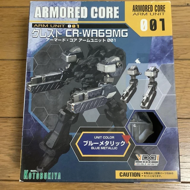 KOTOBUKIYA ARMORED CORE Arm Unit 001 Blue Metallic unopened £46.44 ...
