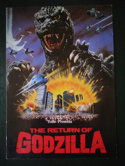 GODZILLA 1985 RETURN Of Godzilla Godzilla Toho Promotional English ...