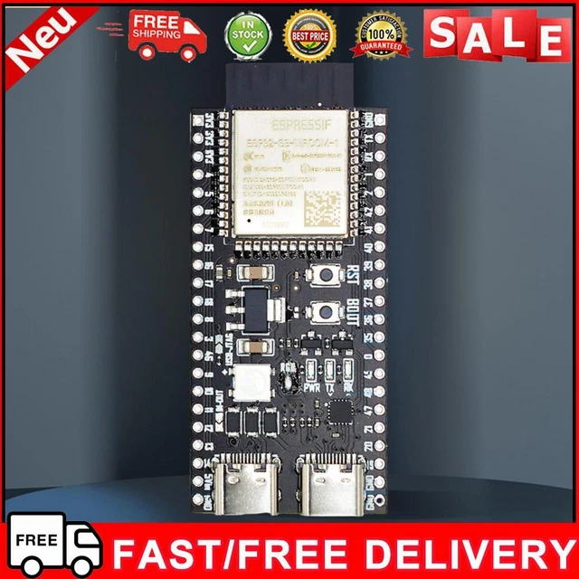 ESP32/ ESP32-S3/ESP32-C3 DEVELOPMENT Board CORE Dual Type-C ESP32-S3-DevKitC-1 $12.05 - PicClick AU