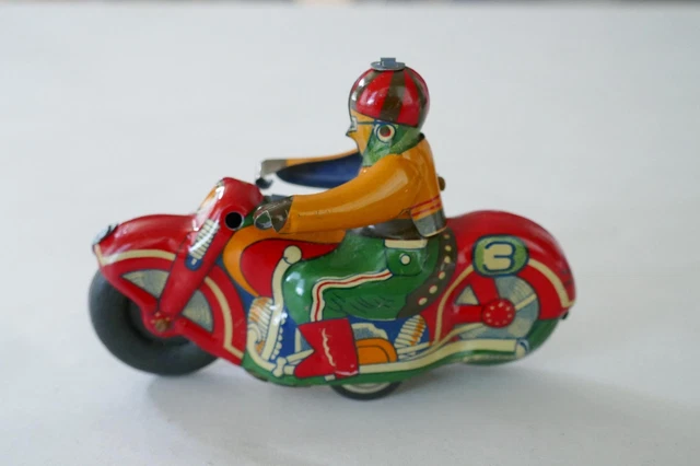 VINTAGE MOTORCYCLE TOY Tin Litho ALPS Japan $20.00 - PicClick