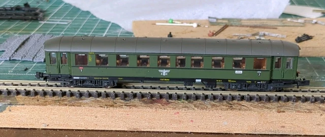 ROCO 2060 N gauge: 3rd class car 73627 Munich of the DRG with Eagle £11 ...