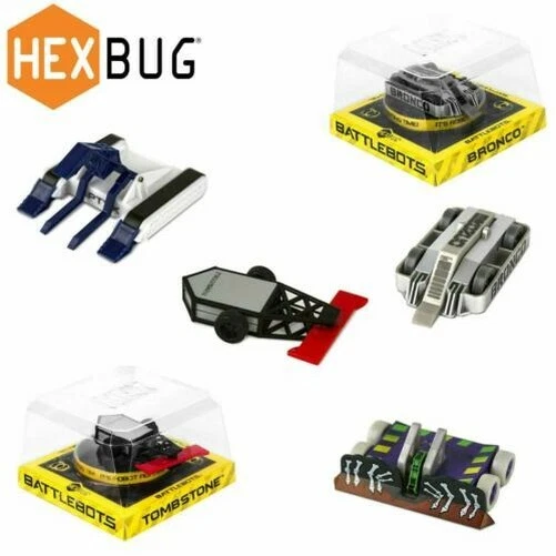 HEXBUG MINI BATTLEBOTS Robots BRONCO Tombstone Mordre Force Sorcière ...