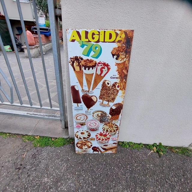 LISTINO PREZZI GELATI Algida Vintage 1979 anni 70 Epoca 70 80 Tabella ...