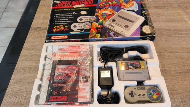 CONSOLE SUPER NINTENDO street fighter 2 en boite complete EUR 800,00 ...