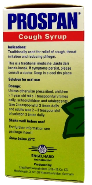 PROSPAN COUGH SYRUP CHESTY COUGH RELIEF and MUCUS RELIEF 200ml (NEW ...