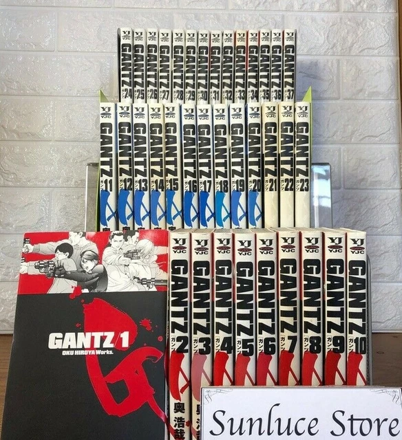 GANTZ VOL.1-37 JAPANESE Language Comics Full Set Manga book by Hiroya ...