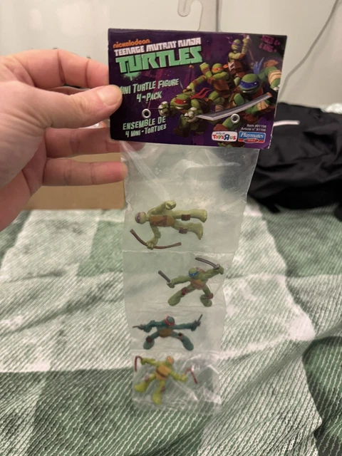 NICKELODEON MINI TURTLE figure 4 pack Teenage Mutant Ninja Turtles Toys ...