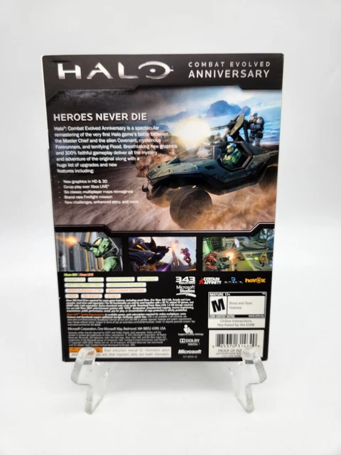 HALO: COMBAT EVOLVED Anniversary Edition (Microsoft Xbox 360) NEW WITH ...