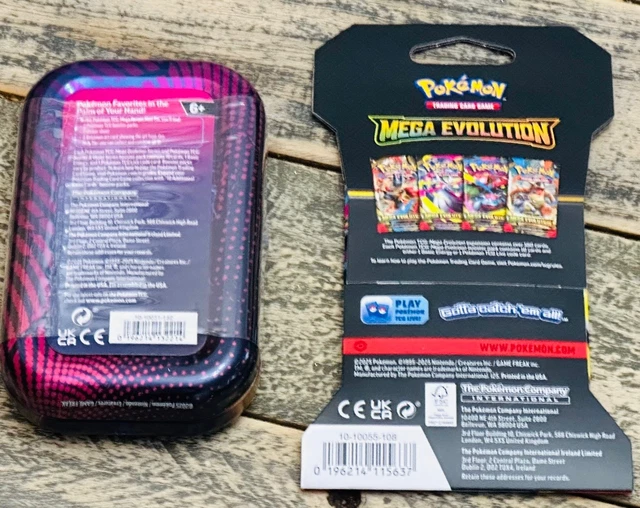 POKEMON TCG MEGA Evolution Mini Tin + Pack Mega Gardevoir Art Mega ...