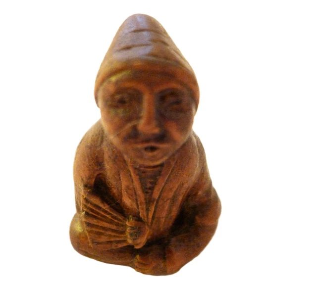 JAPON 19ÈME - Statuette en buis d'un poète en habit de cour assis EUR ...