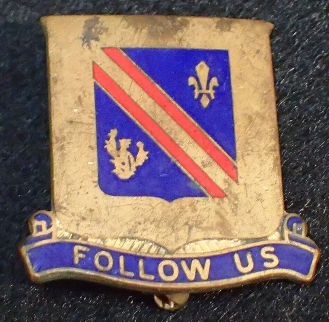 WWII US ARMY 152nd Infantry Regiment Crest DI DUI 38th Division "Follow ...
