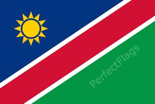NAMIBIA FLAG - NAMIBIAN NATIONAL FLAGS - Hand, 3x2, 5x3 Feet £3.75 ...