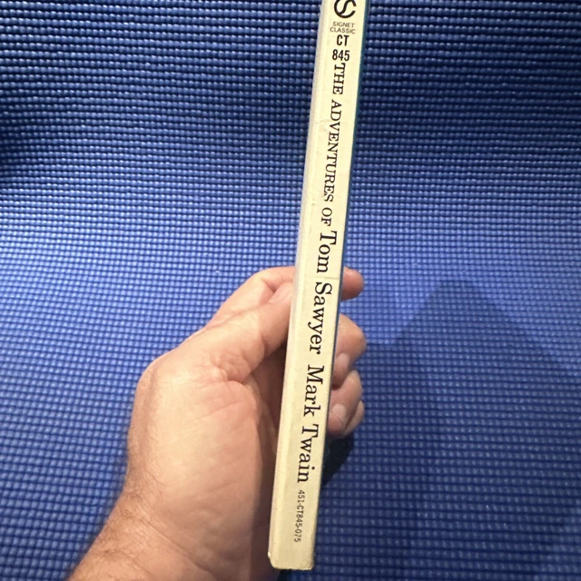 THE ADVENTURES OF TOM SAWYER par Mark Twain 1965 signe de livre de ...