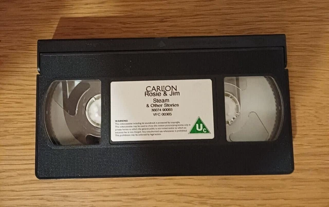 CARLTON ROSIE & JIM - STEAM & OTHER STORIES - VHS VIDEO TESTED (TAPE ...